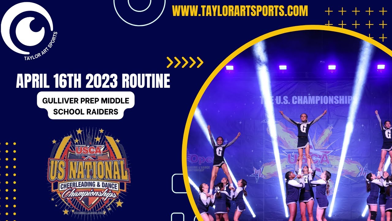 US National Cheer & Dance Championship - Routine7 Gulliver Prep Middle ...