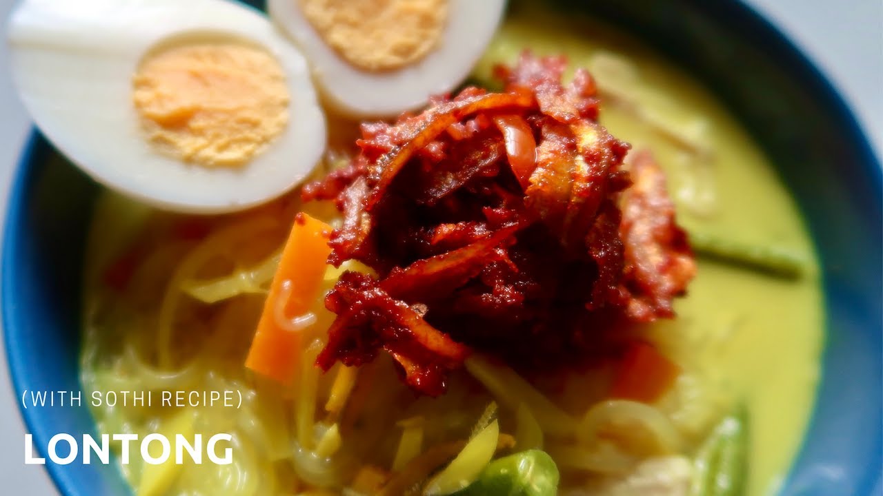 Lontong with Margaret's Sothi Recipe | Sothi Recipe - YouTube