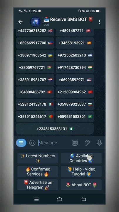 Get Phone Numbers with OTP Using This Telegram Bot | #shorts #shortsfeed #telegrambot - YouTube