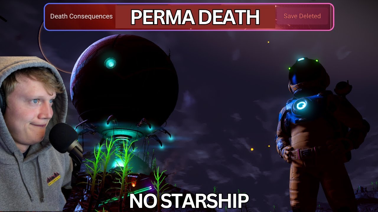 No Starter Ship and PERMADEATH // No Man's Sky Let's Play #3 - YouTube
