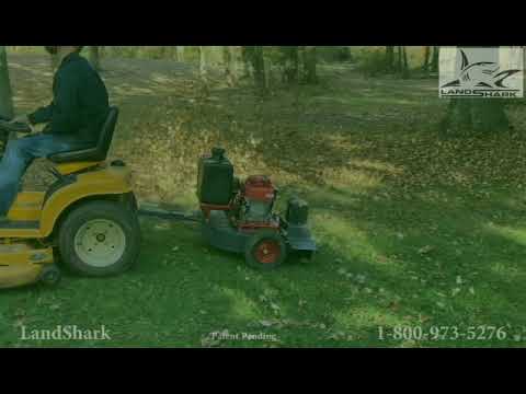 Landshark Tow Behind Blower - 221218 - YouTube