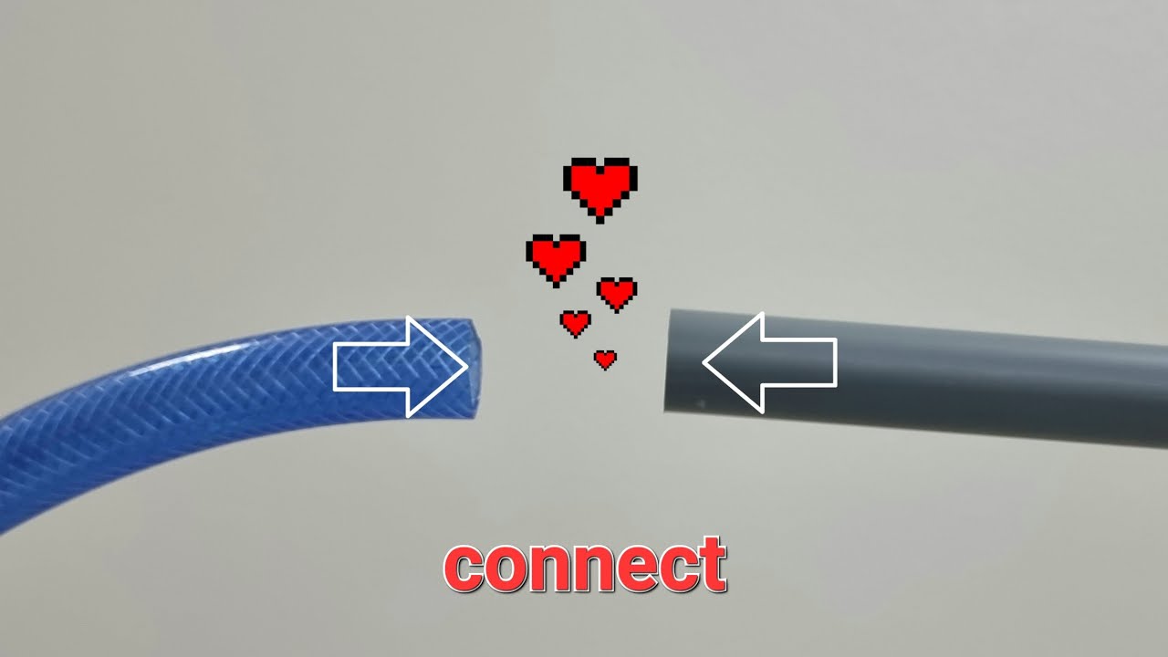 Why didn't I know this trick before! HOW TO CONNECT A SOFT TUBE TO A ...