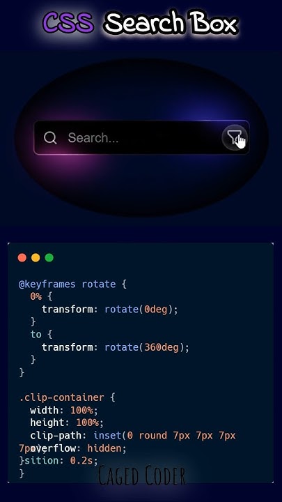 Why Your Website NEEDS a Cool CSS Search Box NOW - YouTube