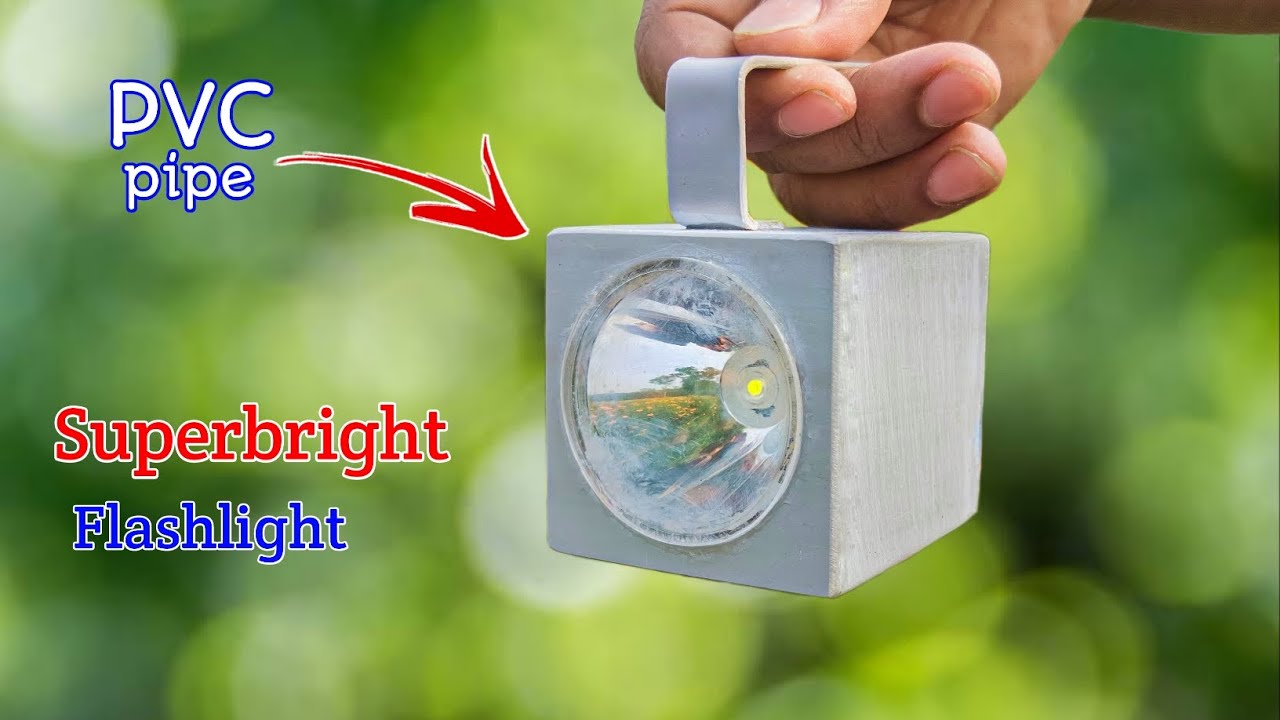 How To make Powerful Torch Light At Home || Homemade Super Bright Led ...