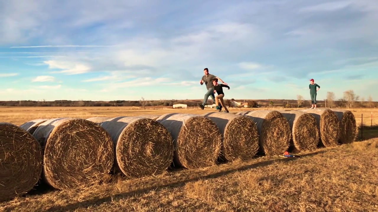 Hay Bale Race - YouTube