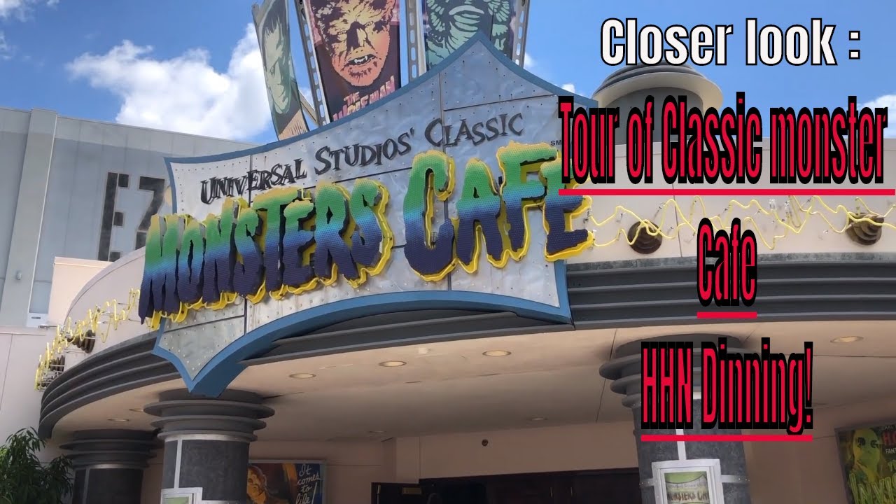 Universal Studios Classic Monsters Cafe | HHN Dinning! - YouTube