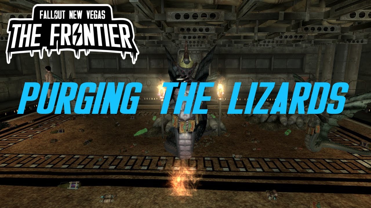 Fallout The Frontier - Purging The Mutant Lizards with FIRE - YouTube