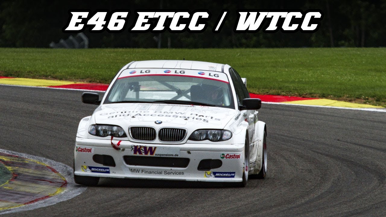 BMW E46 320i ETCC / WTCC | Straight-6 sounds, Flybys & Downshifts - YouTube