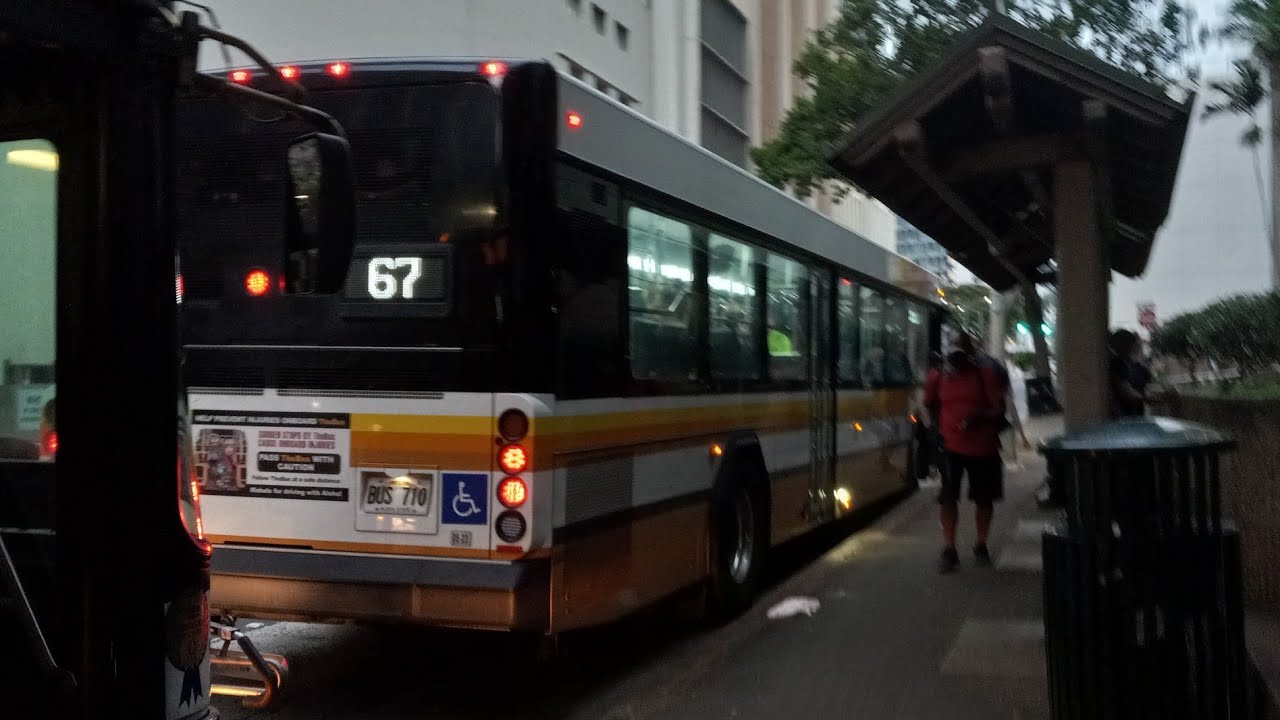 TheBus Honolulu (HI) Route 67 Waimanalo via Kailua Bus 710 [2019 Gillig ...