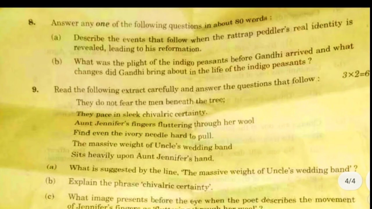 Describe the events that follow when the rattrap peddler's real ...