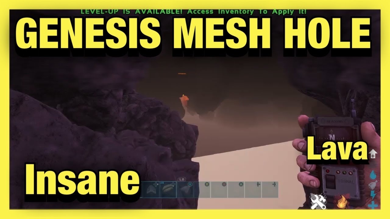 INSANE GENESIS MESH HOLE (ARK : SURVIVAL EVOLVED) MESH THE WHOLE BIOME ...