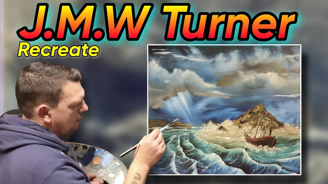 Learn how to paint in oil paints wet on wet Turner Mew stone - YouTube