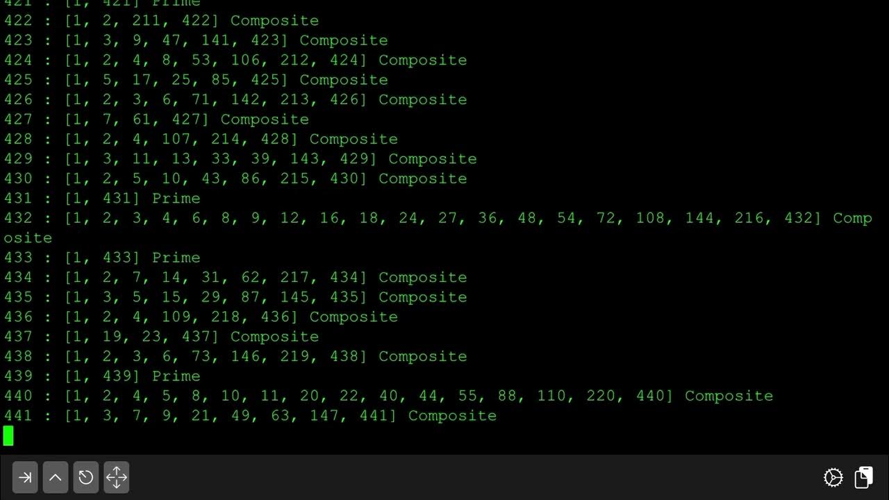 Finding factors using algorithms and checking for prime numbers - YouTube