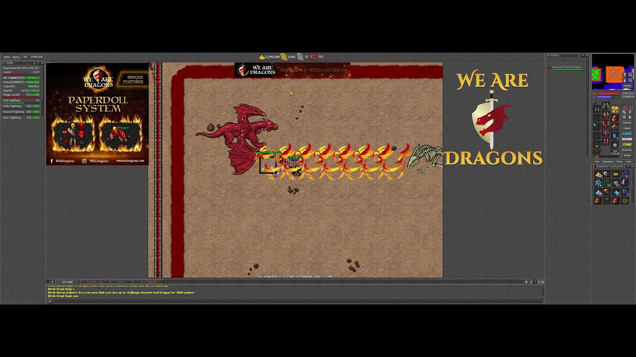 Tutorial #33 WAD & WAT Warrios Monster Point WeAreDragons.net WeAreTibia.com - YouTube
