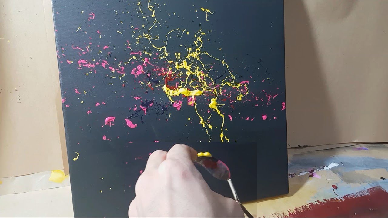 Shot Paint : Abstract Painting Using Idea and Palette Knife - Daily Art ...