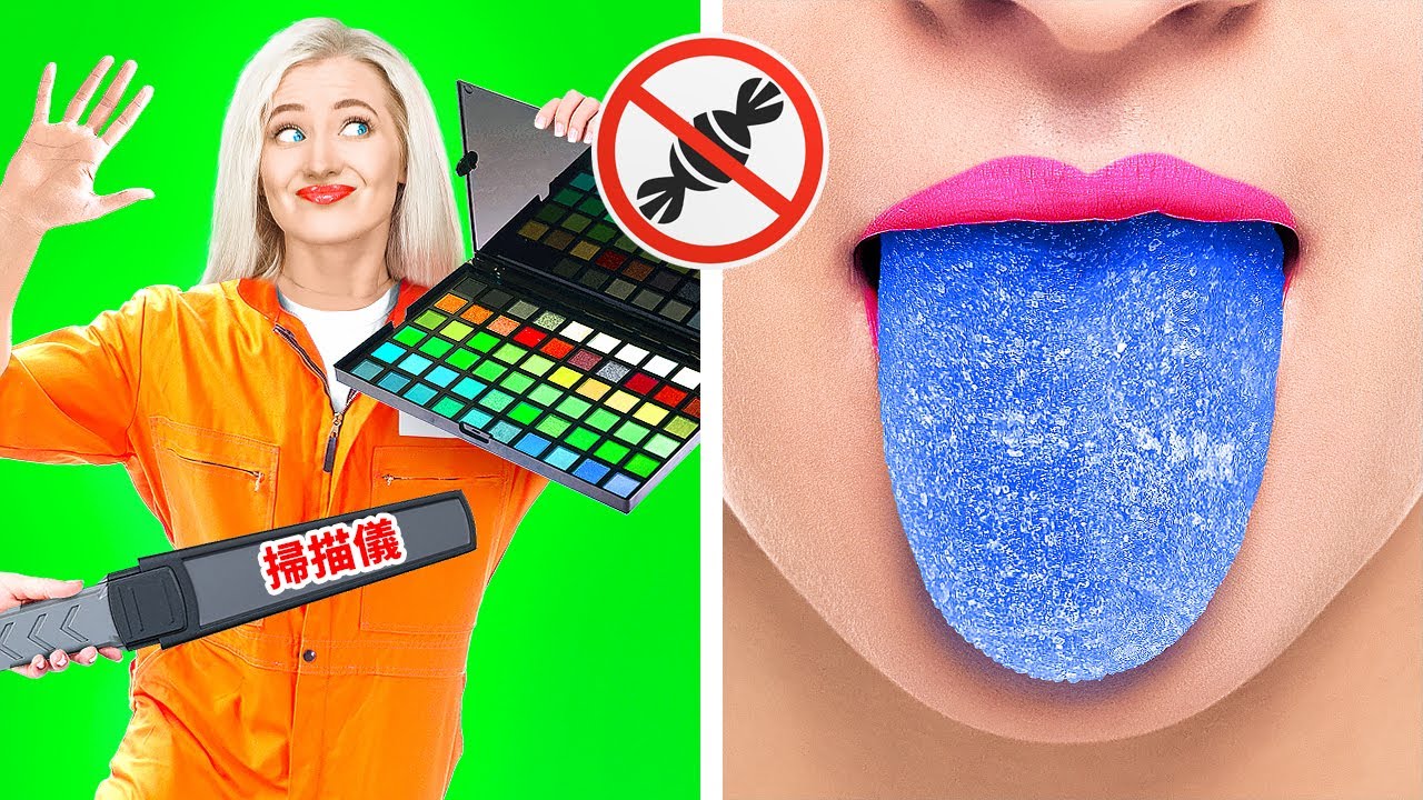 巧妙有趣的偷吃食物方式 || 123 GO! GOLD巧妙食物与化妆创意 - YouTube