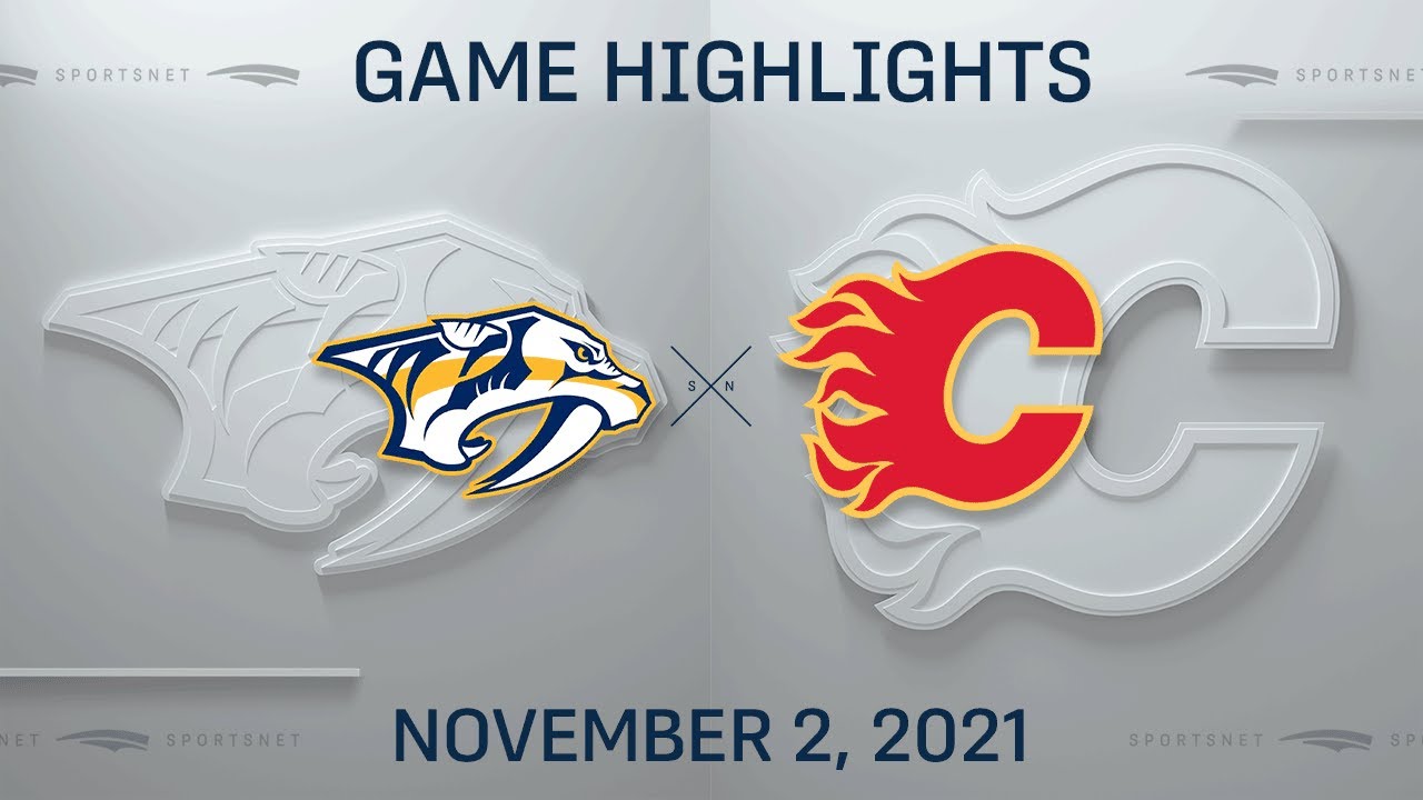 NHL Highlights | Predators vs. Flames - Nov. 2, 2021 - YouTube