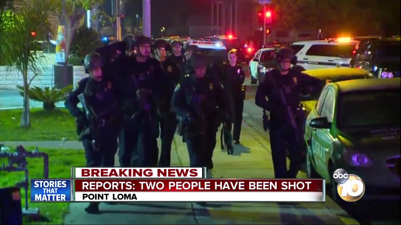 Reports of two shootings in Point Loma - YouTube