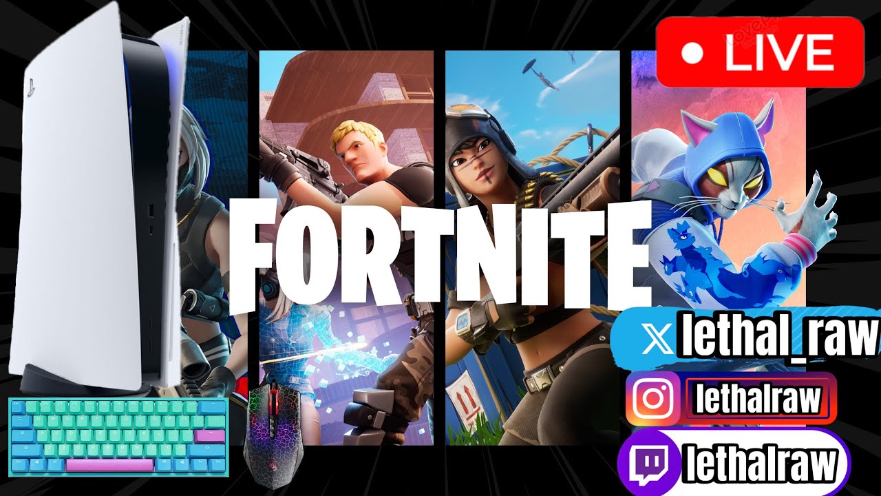 Fortnite kbm gameplay on console || Br reload Ballastic creative ll ...