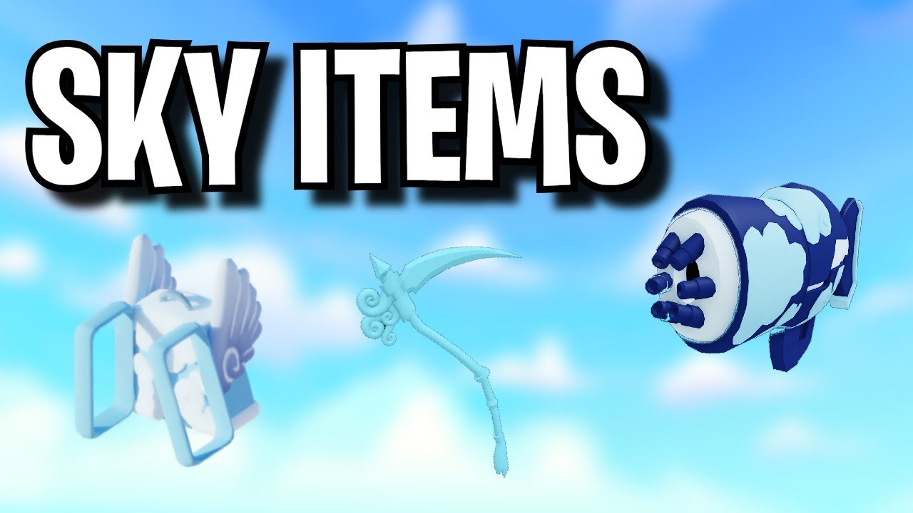 NEW SKY ITEMS. Roblox Bedwars Update - YouTube