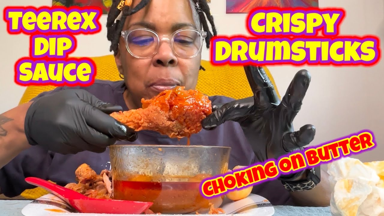Crispy Drums & TeeRex Dip Sauce - YouTube