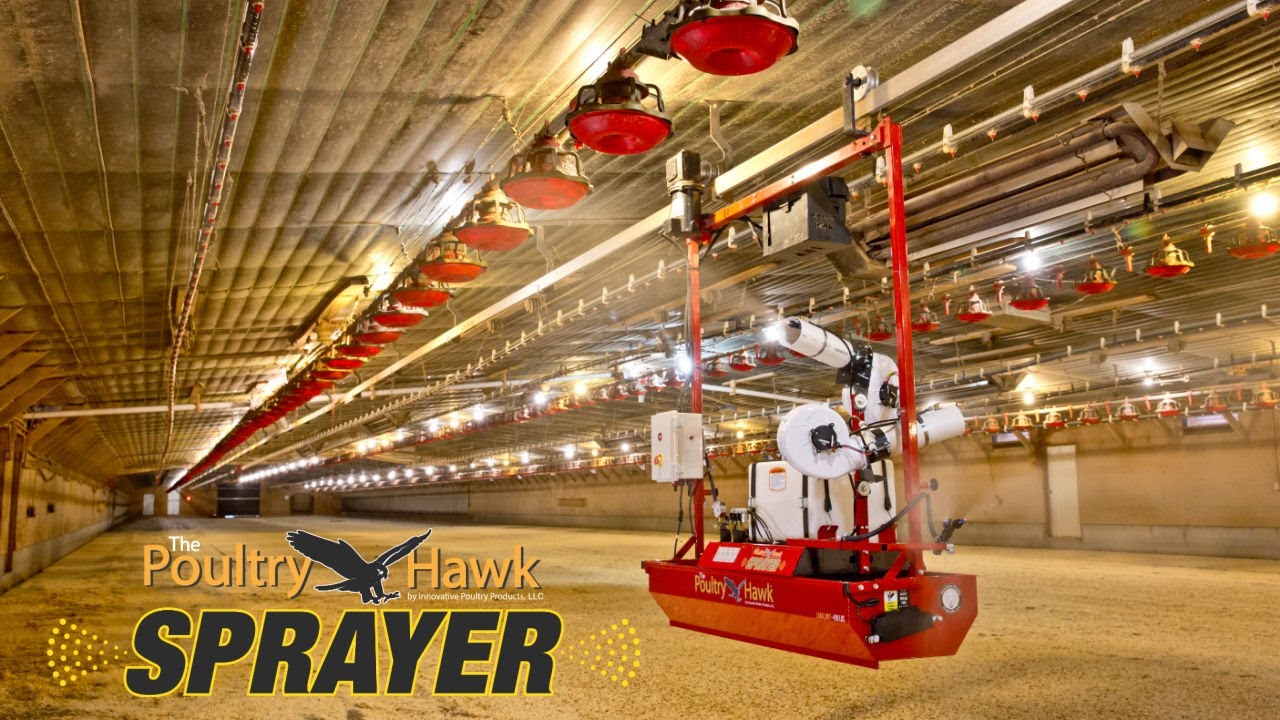 Poultry Hawk® Sprayer - YouTube
