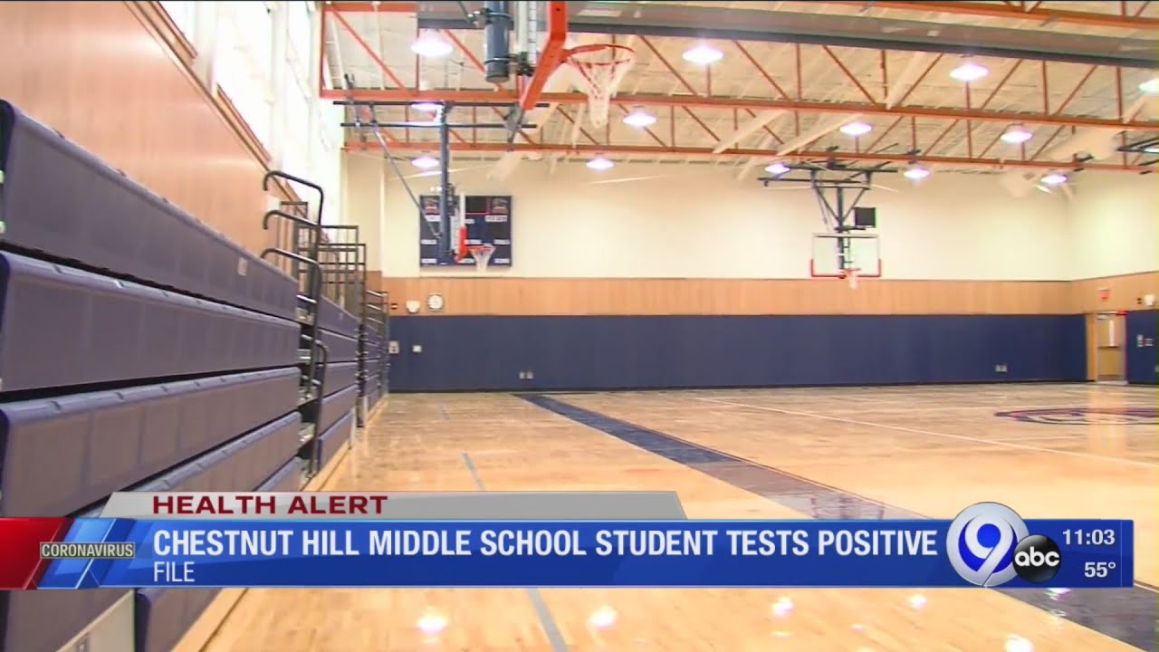 Chestnut Hill Middle School student tests positive - YouTube