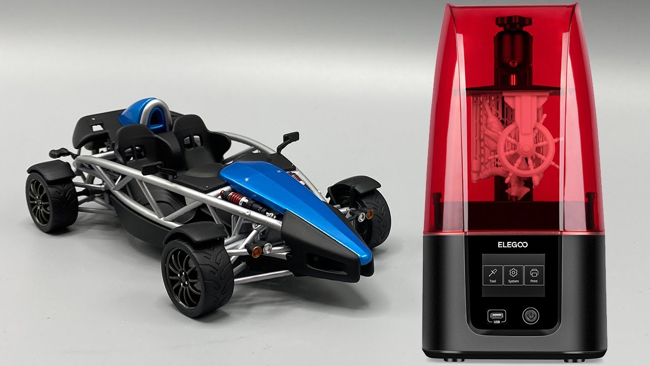 Fully 3D printing & Building a Ariel Atom Model kit - YouTube