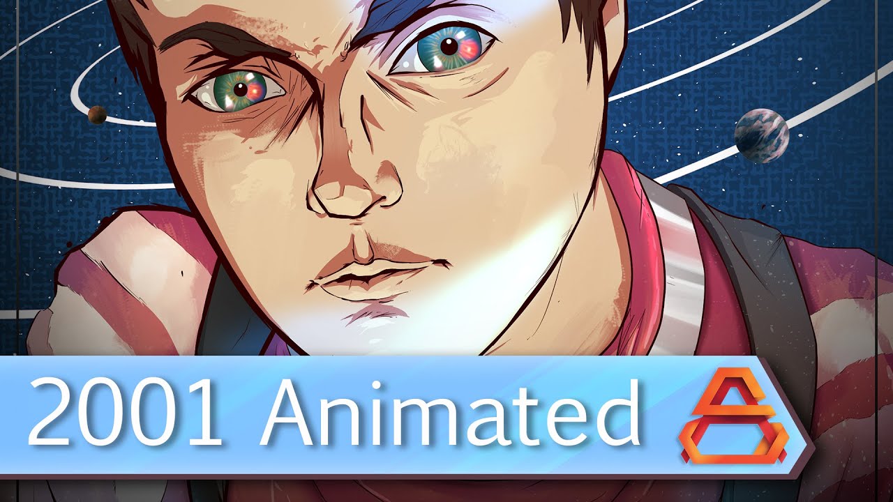 2001 A SPACE ODYSSEY ANIMATED - YouTube