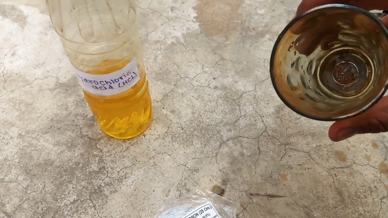 Reaction between magnesium and Hydrochloric acid (HCL)|🔥🔥 - YouTube