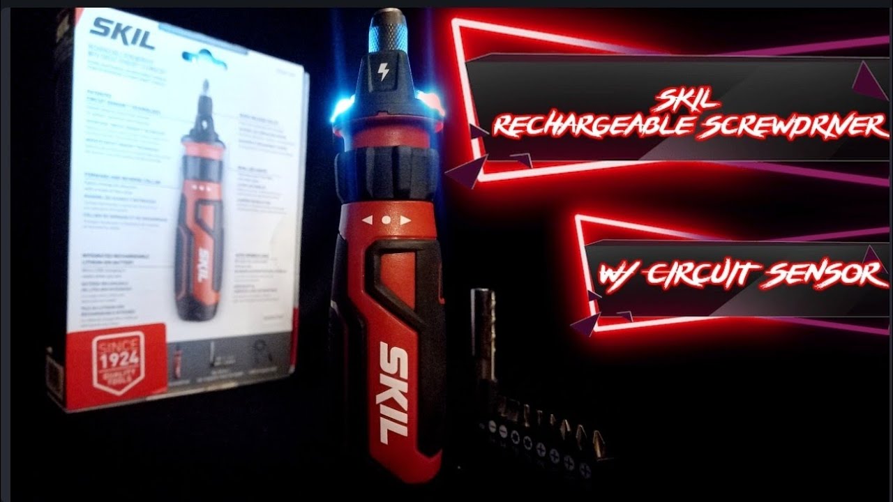 Skil Cordless Screwdriver with Circuit Sensor [BUILDMATE] - YouTube