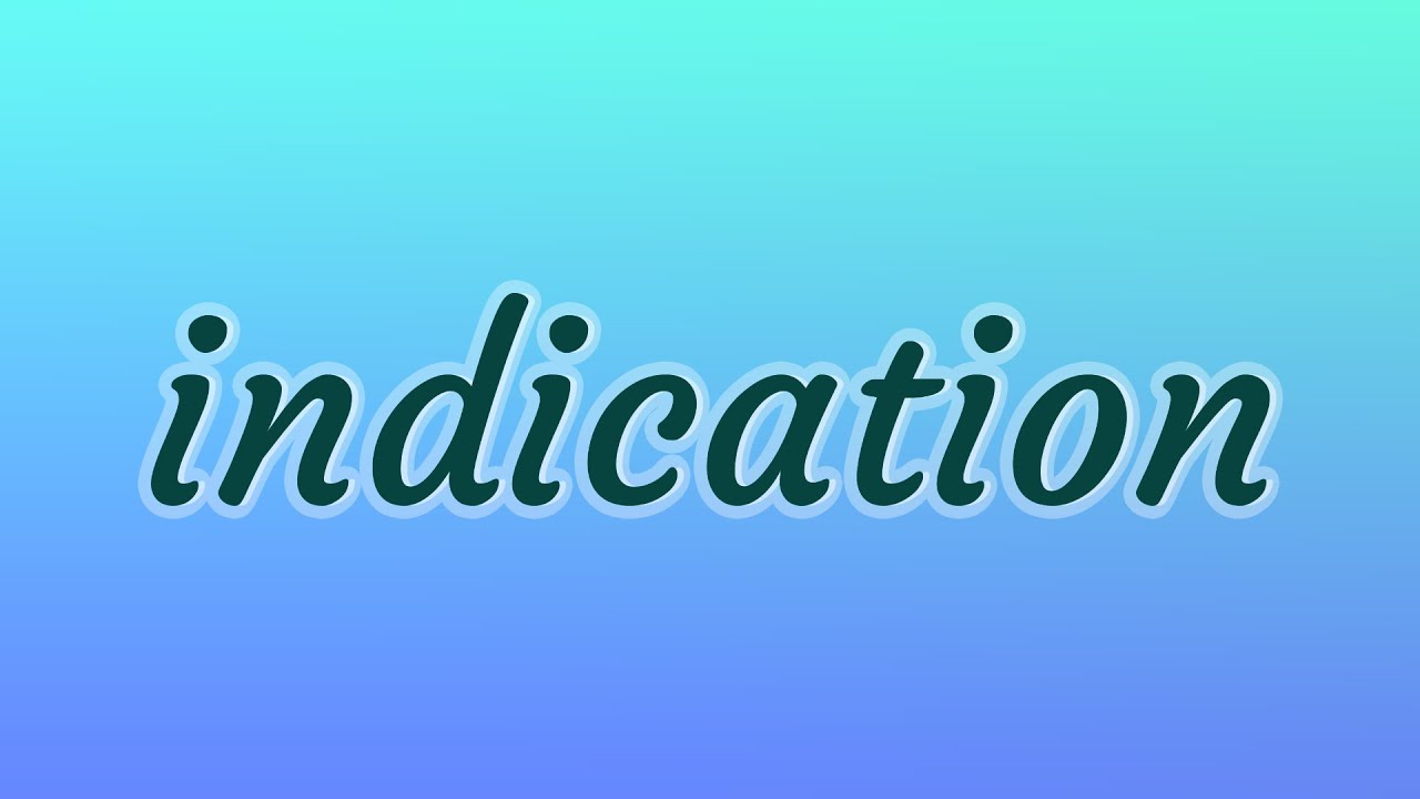 Indication - 149 English Vocabulary Flashcards - YouTube