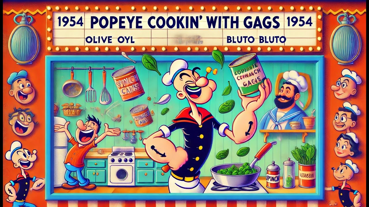 Popeye: Cookin with Gags - YouTube