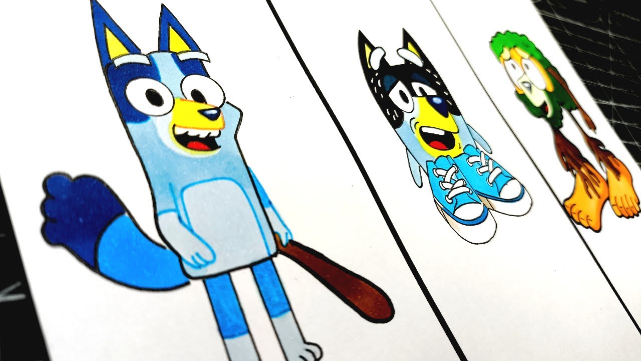 dibujo BLUEY pero son MEMES ITALIAN BRAINROT // BLUEY TRY NOT TO LAUGH ...