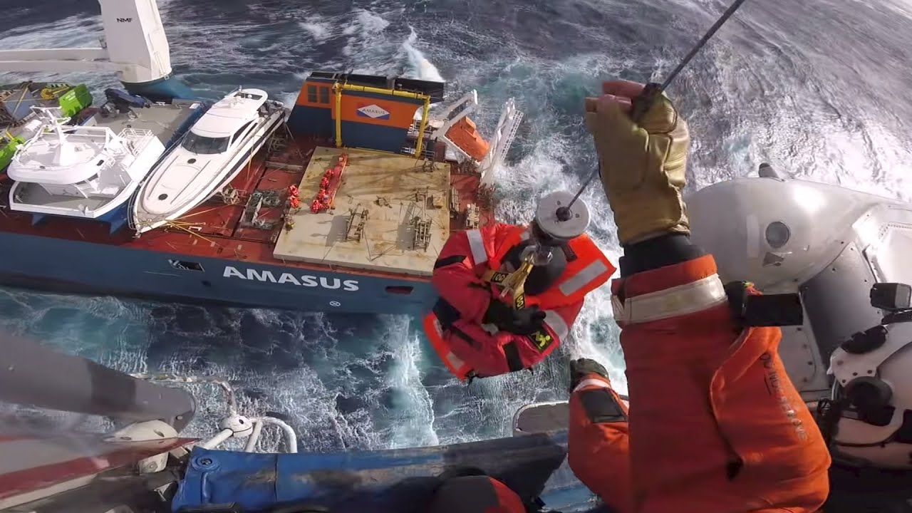 Crew pulled from water after cargo ship in North Sea starts to sink ...