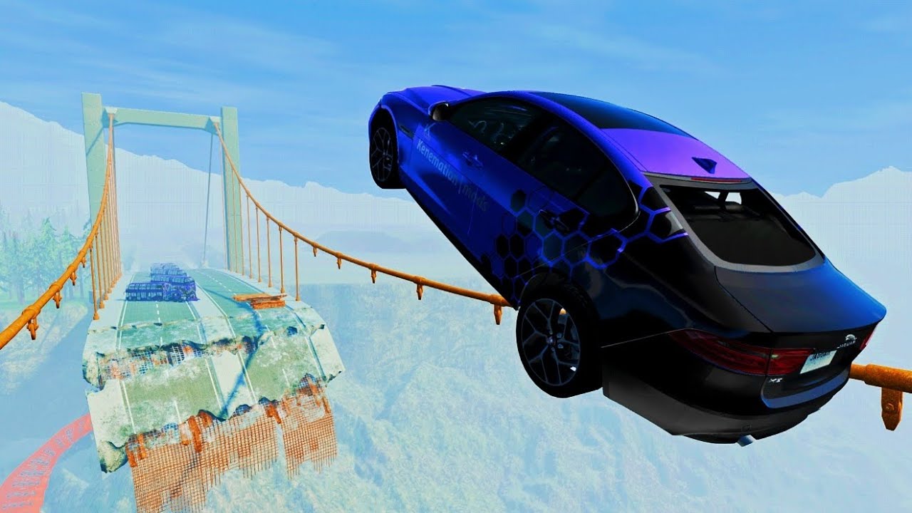 Car Vs Crash Hard 2.0 Map BeamNG Drive #34 Gameplay #beamngdrive # ...