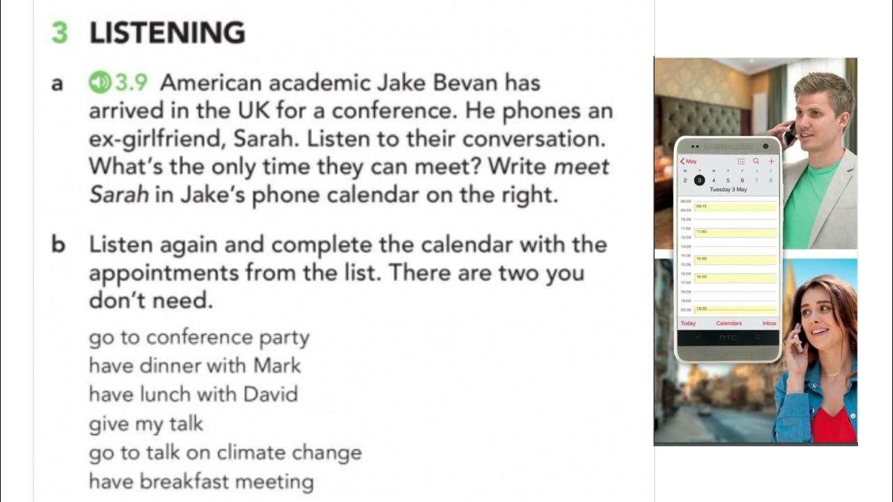 ENGLISH FILE pre-intermediate. 3A. Put it in your calendar! p. 24, ex.3 ...