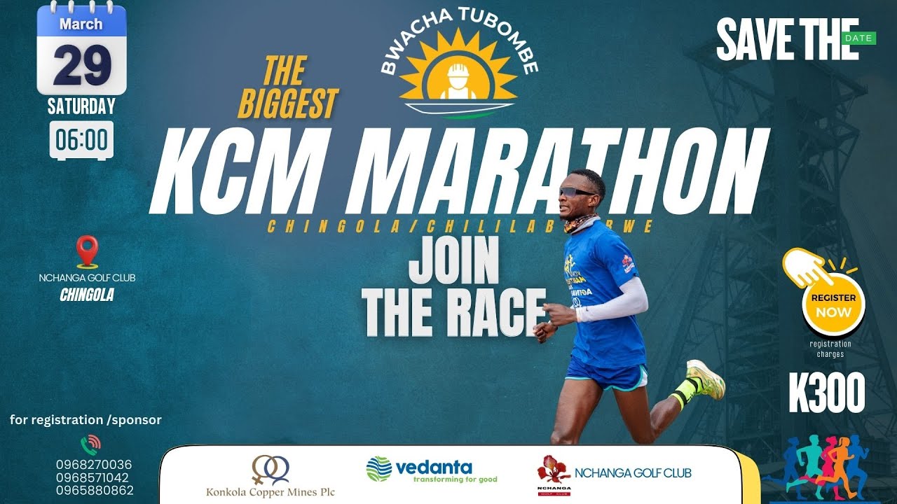 KCM MARATHON, CHINGOLA/CHILILABOMBWE, BWACHA TUBOMBE - YouTube