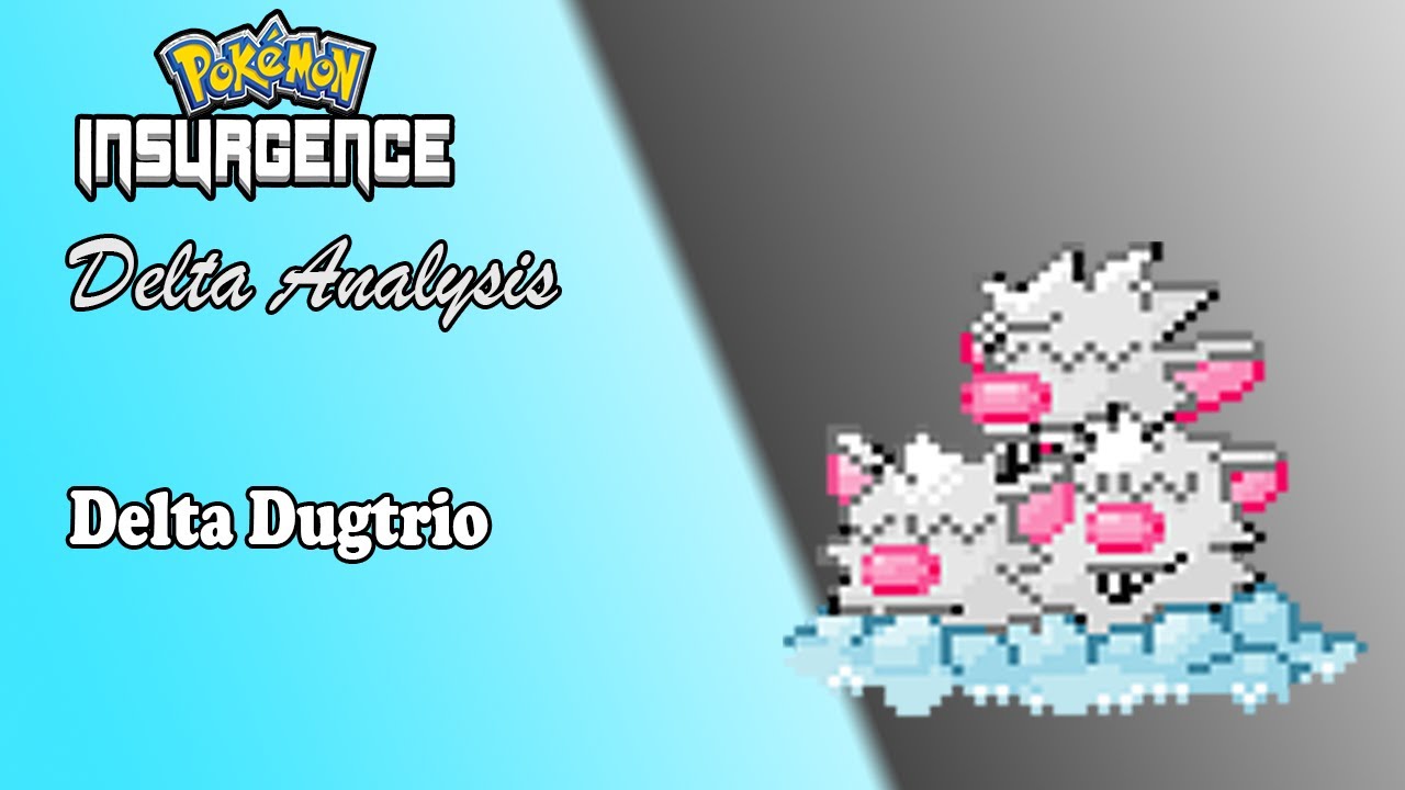 Ice Mole! Pokemon Delta Analysis: Delta Dugtrio - YouTube