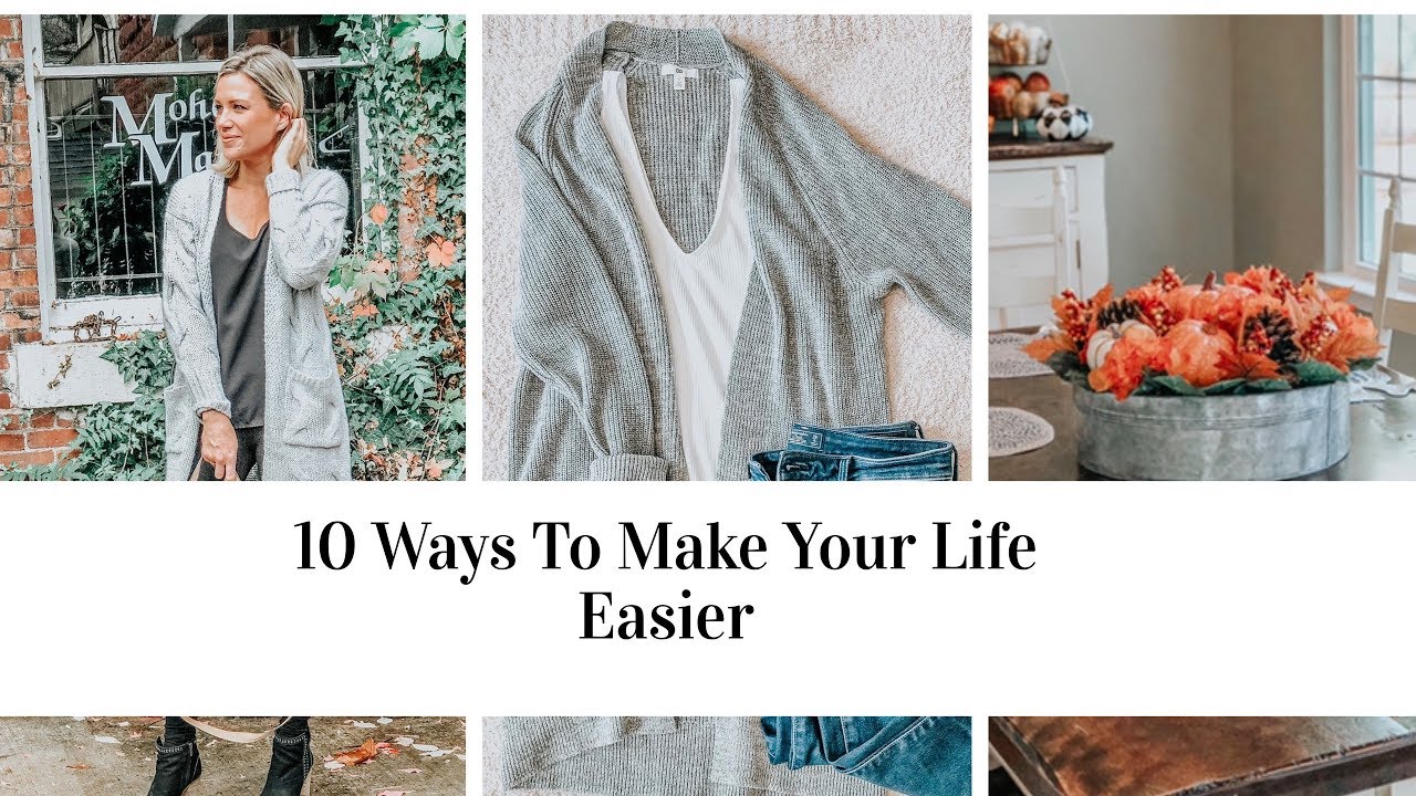 10 WAYS TO MAKE YOUR LIFE EASIER//MOM OF 3//Katie Rector - YouTube