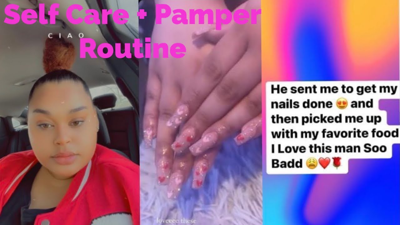 Self Care Sunday | pamper Routine | Reset | Nails , Hair, Makeup | Vlog ...