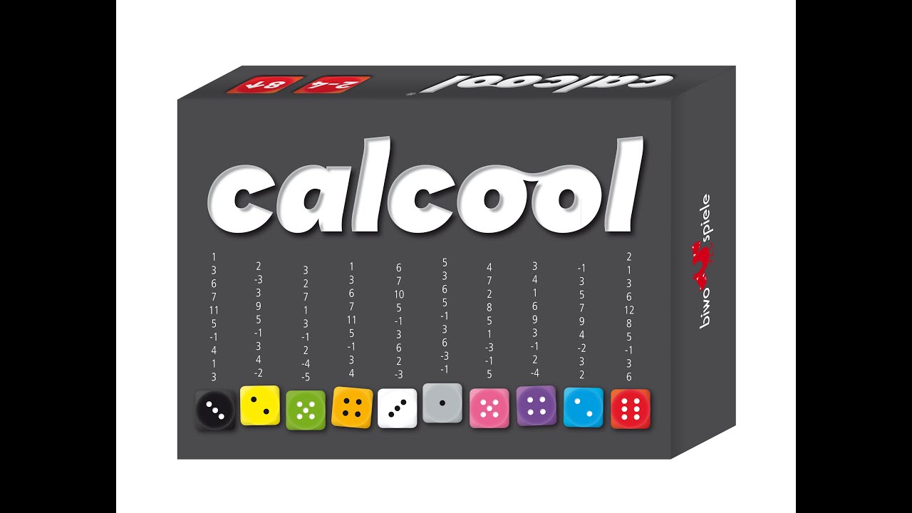 CALCOOL - Würfelspiel | biwo spiele | Teil 1: Farbenspiel | Erklärvideo ...