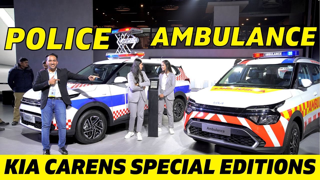 Kia Carens Ambulance & Police Editions | Safety is Priority | Kia at ...