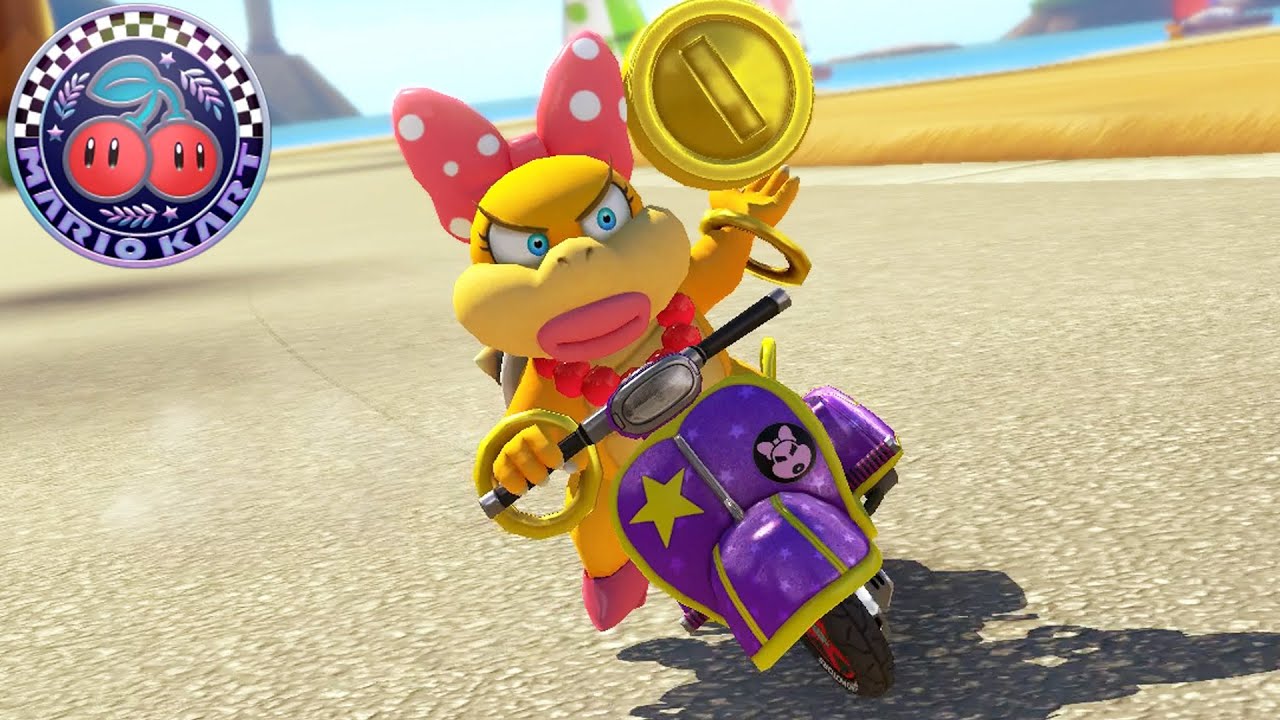 Mario Kart 8 Deluxe - Mirror Cherry Cup (Wendy Gameplay) - YouTube