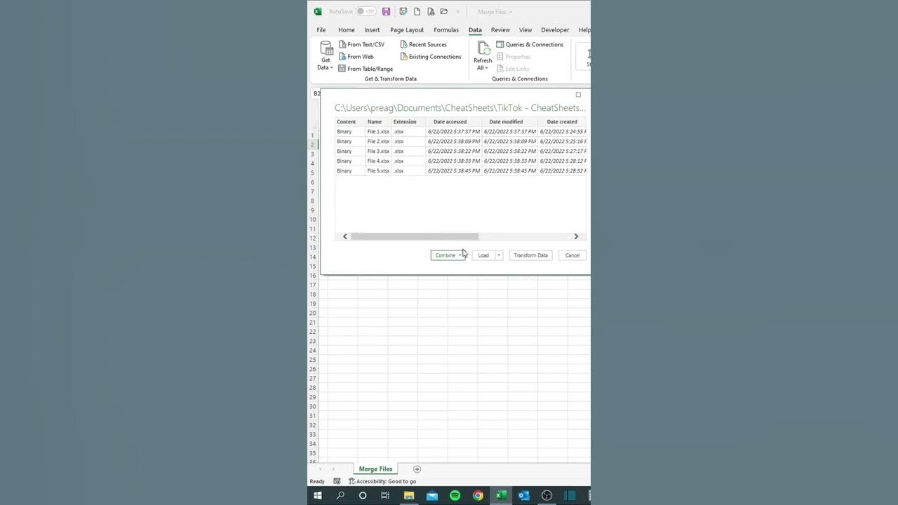 How To Merge Excel Files In One Excel File Excel Exceltricks Youtube