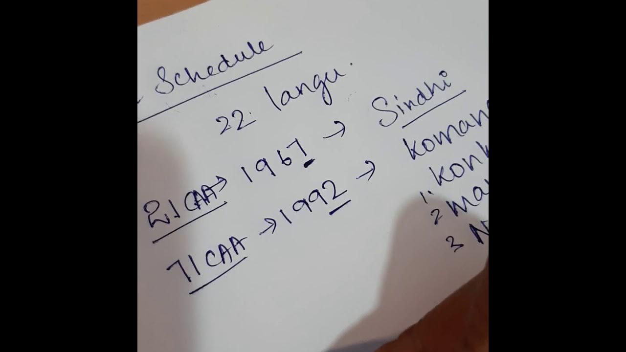 Trick to remember 8th Schedule languages || CAA || Upsc || Tnpsc || 2020 || Prelims || Tamil ...