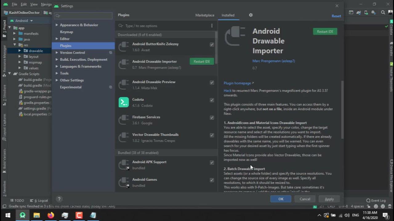 Android Tip | Fix Android Drawable Importer with Android Studio 4.0+ - YouTube