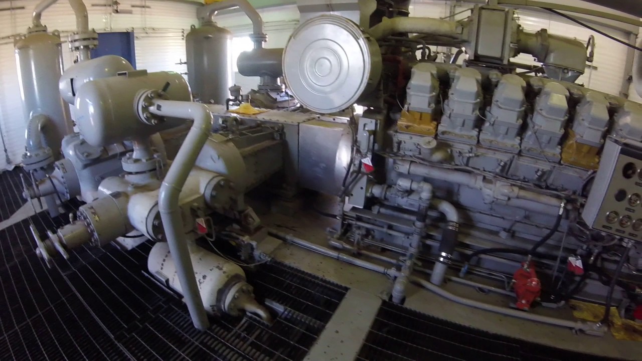 Caterpillar 3516 3 Phase Compressor Package 2 . - YouTube