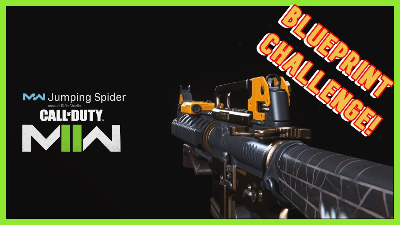 Modern Warfare 2 Blueprint Challenge! | M4A1 Jumping Spider | Rebirth ...