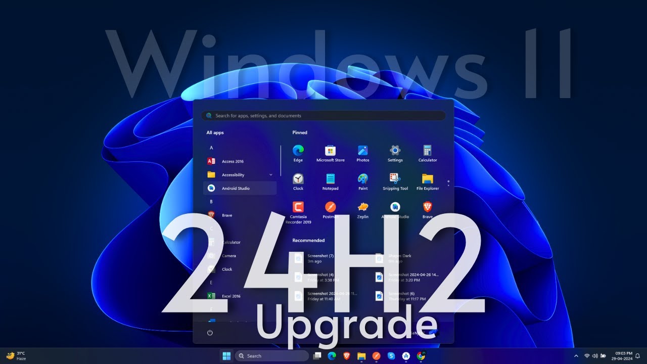 Windows 11 24H2 Update from Windows 10 - YouTube